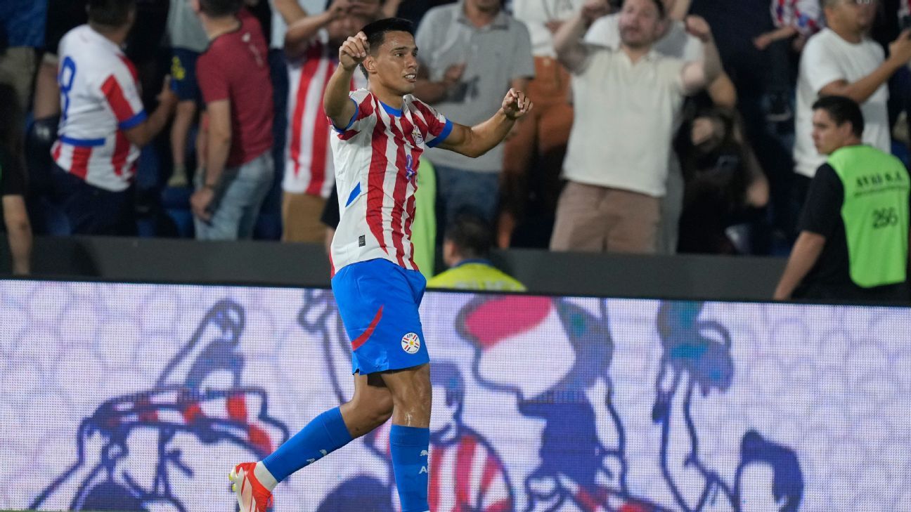 El golazo de Diego Gómez con el que Paraguay le ganó a Brasil - ESPN