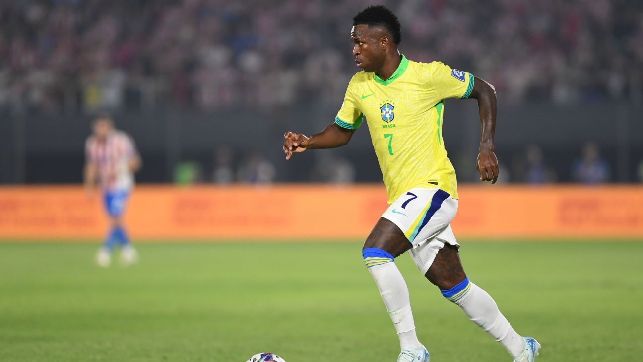 O pedido de Dorival para que Vinicius Jr. consiga brilhar na seleção - ESPN
