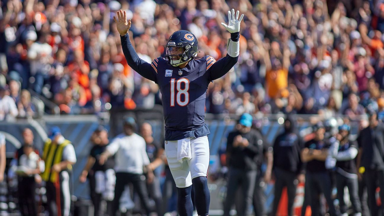 Fantasy football rookie watch: Caleb Williams leads the way - ESPN