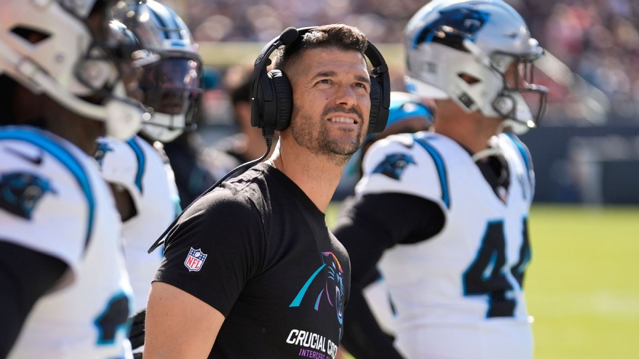How coach Dave Canales is keeping 1-4 Panthers positive - ESPN