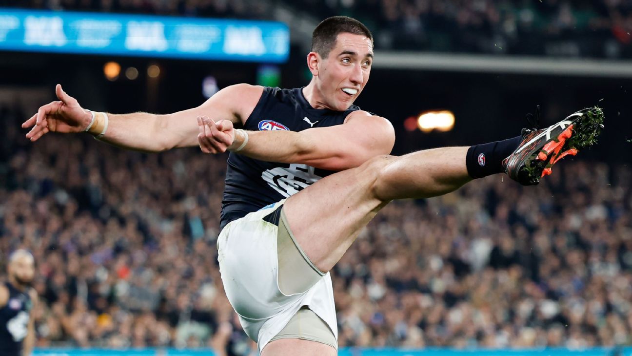 AFL: Weitering signs extension to stay in Blue heaven - ESPN