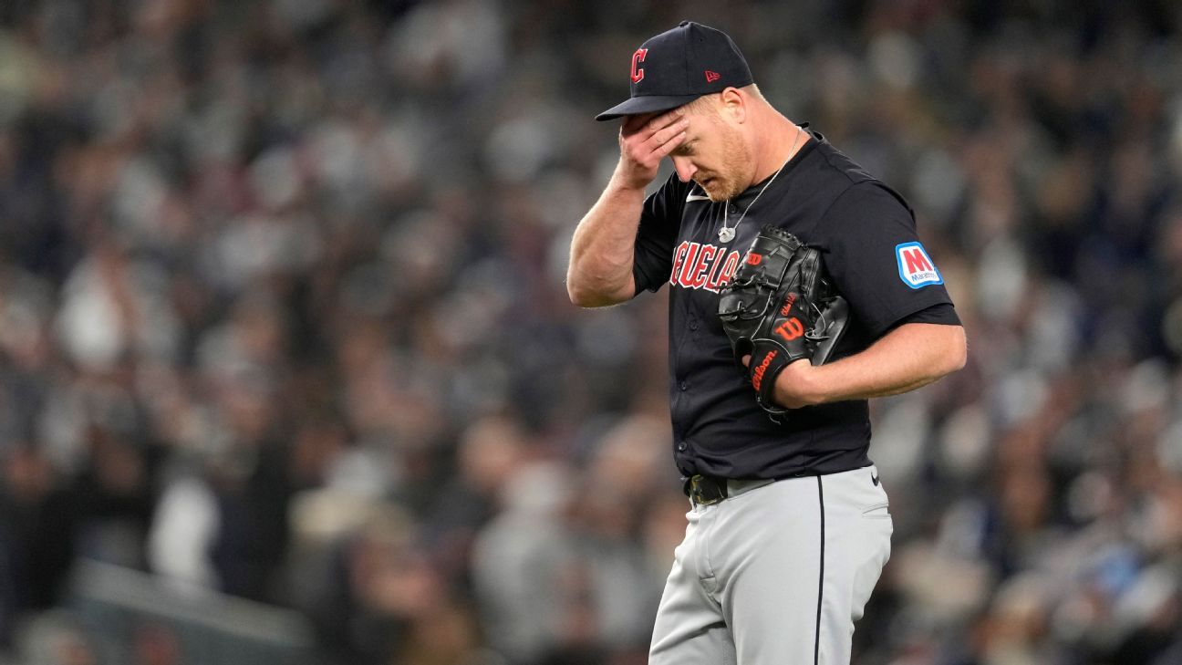 Alex Cobb es reemplazado en el roster de Cleveland - ESPN