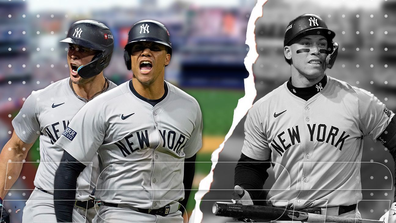 Gran desempeño de Stanton y Soto ha escudado a Judge por mal rendimiento en postemporada - ESPN