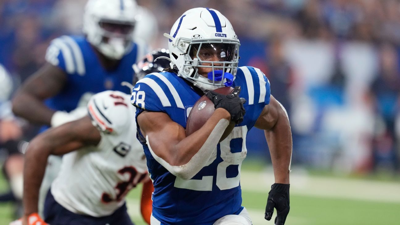 Jonathan Taylor está listo para volver con Colts frente a Texans - ESPN