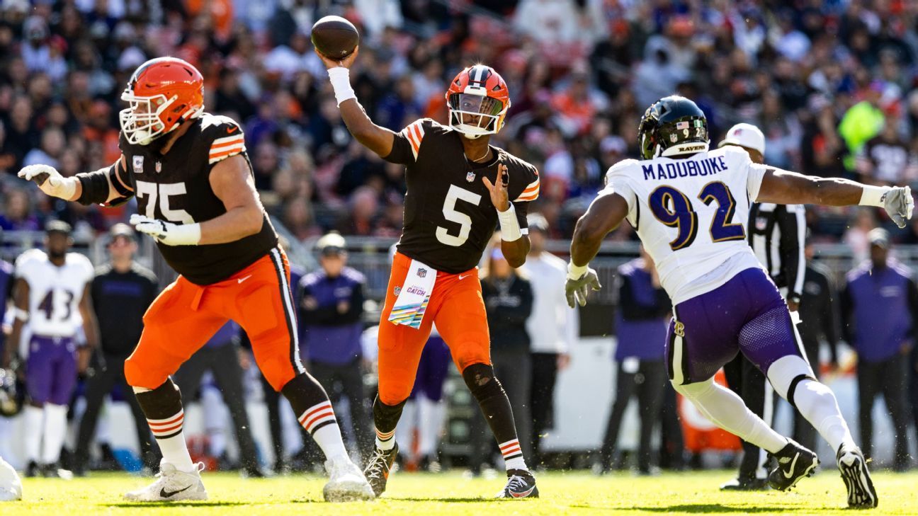 Jameis Winston to remain Browns' starting QB after upset of Ravens - ESPN