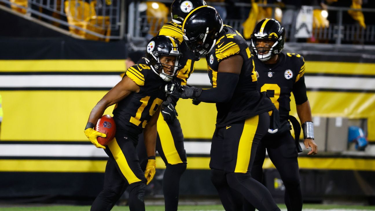 Calvin Austin lideró el triunfo de Steelers en casa - ESPN