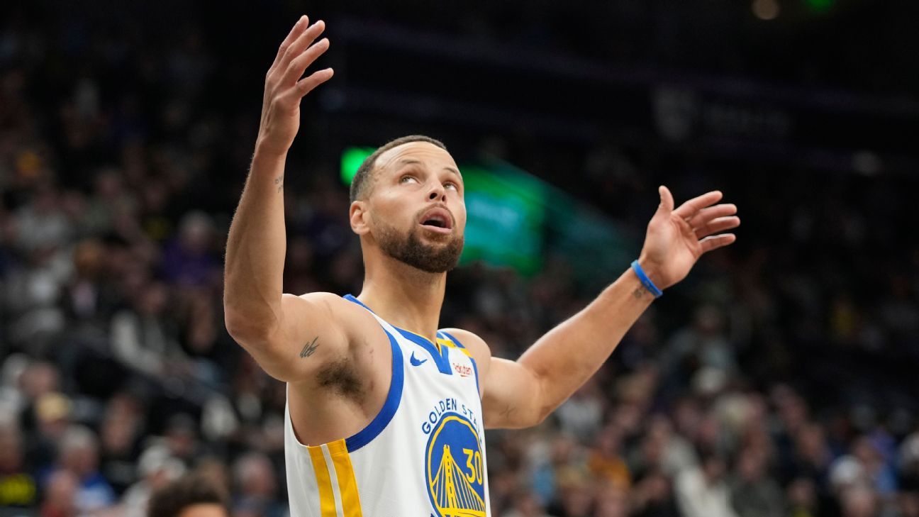 Stephen Curry vuelve con los Warriors este lunes ante los Wizards - ESPN