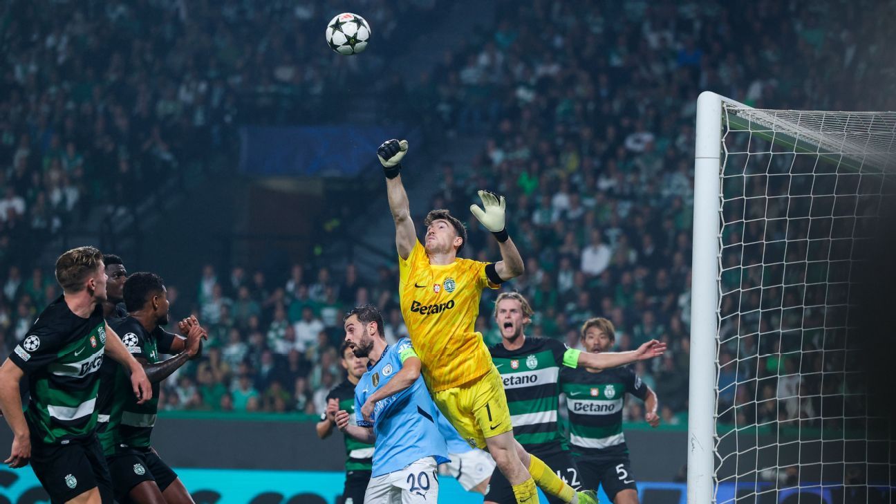 Franco Israel tuvo un partido con mucho trabajo en Sporting vs ...