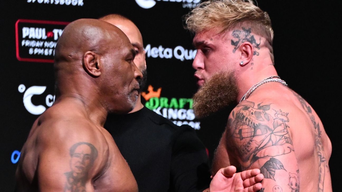 Mike Tyson x Jake Paul AO VIVO: siga agora todas as lutas do evento em ...