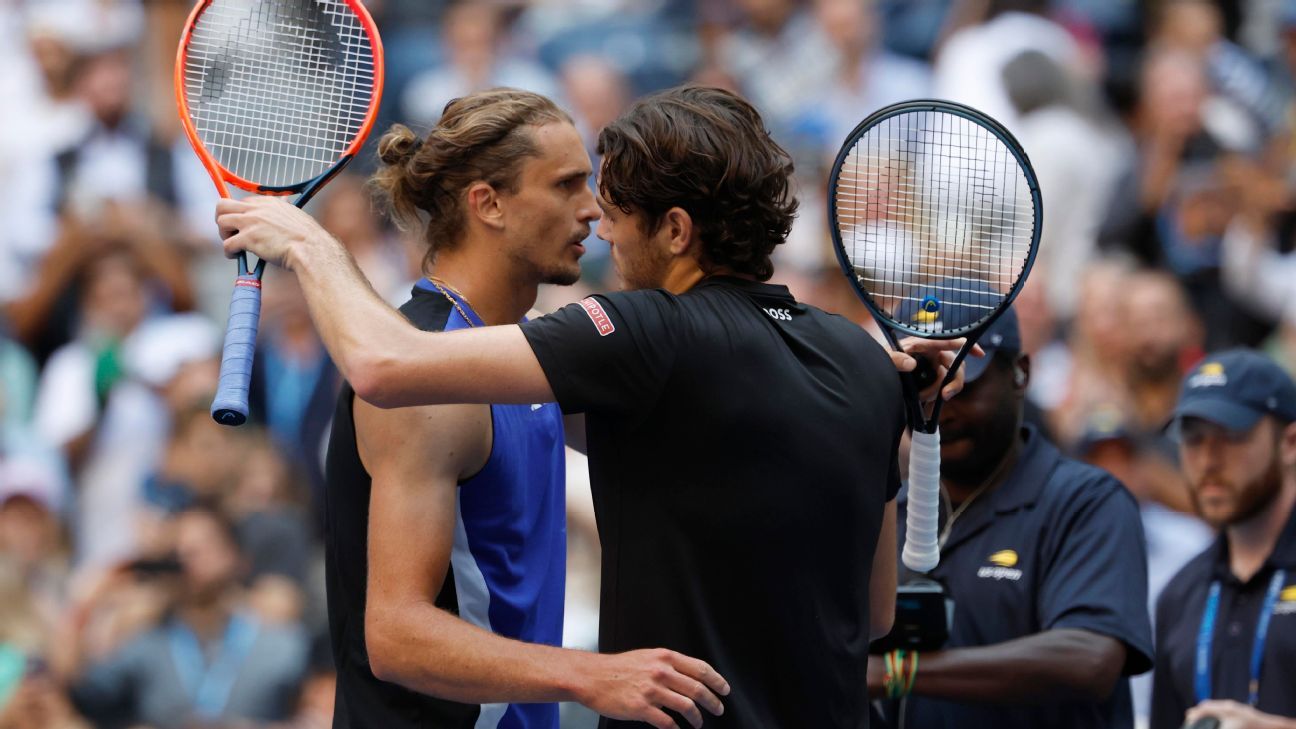 Alexander Zverev vs Taylor Fritz: horario y cómo ver las semifinales de las ATP Finals - ESPN