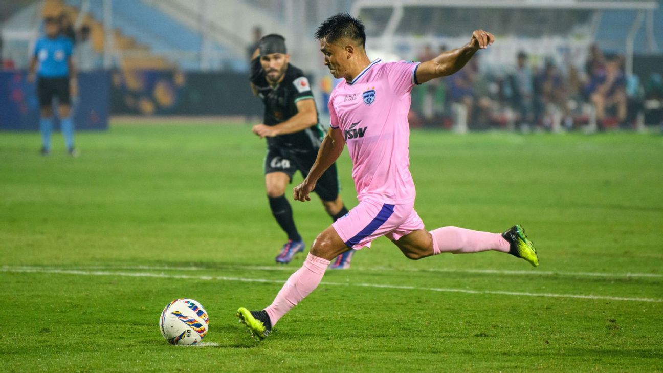BFC top ISL table after late Chhetri brace downs Mohammedan and more ...