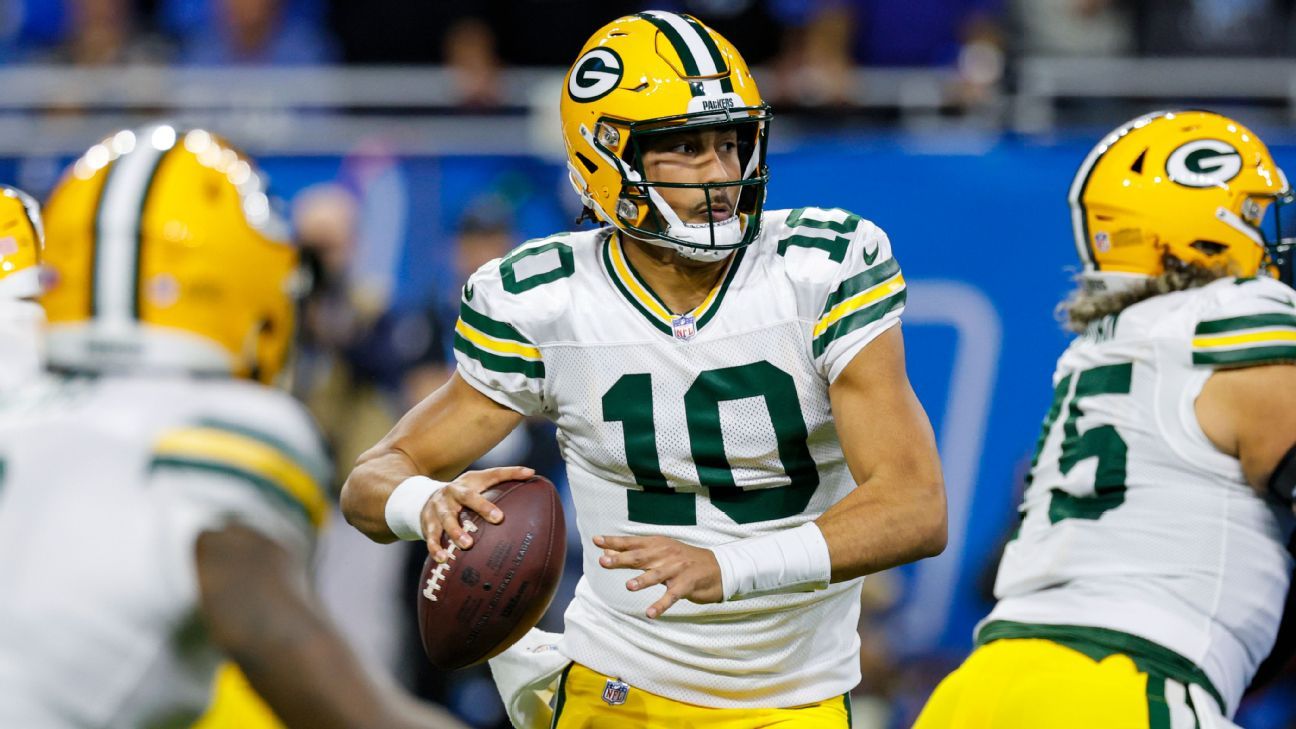 Jordan Love, Christian Watson connect for 59 yards to set up Packers TD ...