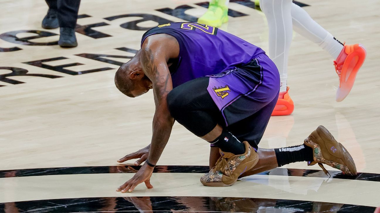 LeBron (dolor en el pie) se sienta por primera vez esta temporada - ESPN