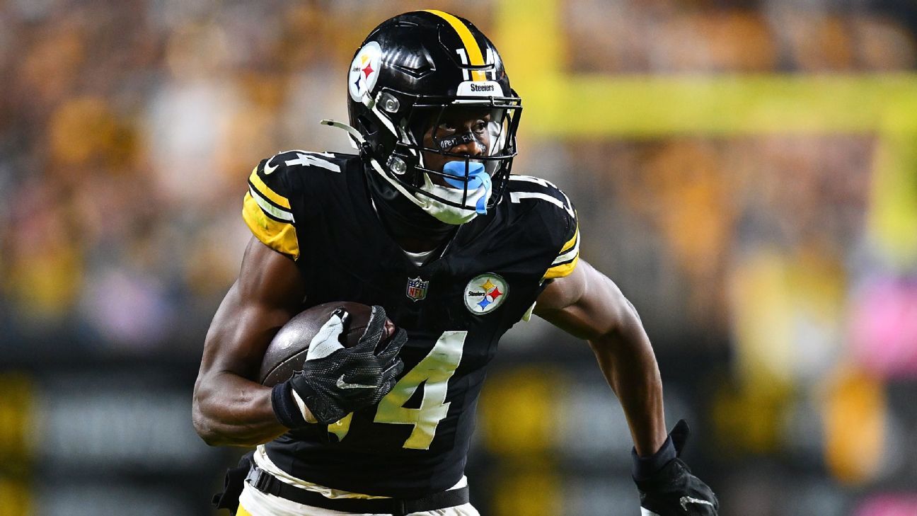 Steelers probablemente no contarán con George Pickens ante Eagles - ESPN