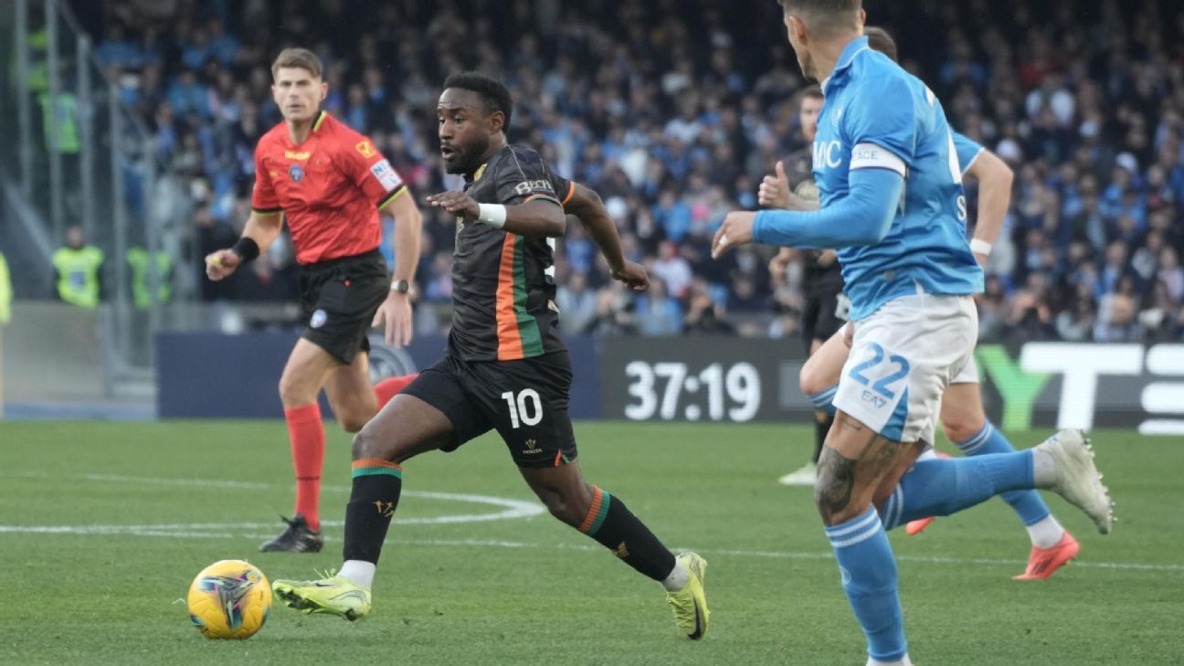 John Yeboah marcó en la caída de Venezia ante Catanzaro por Serie B - ESPN