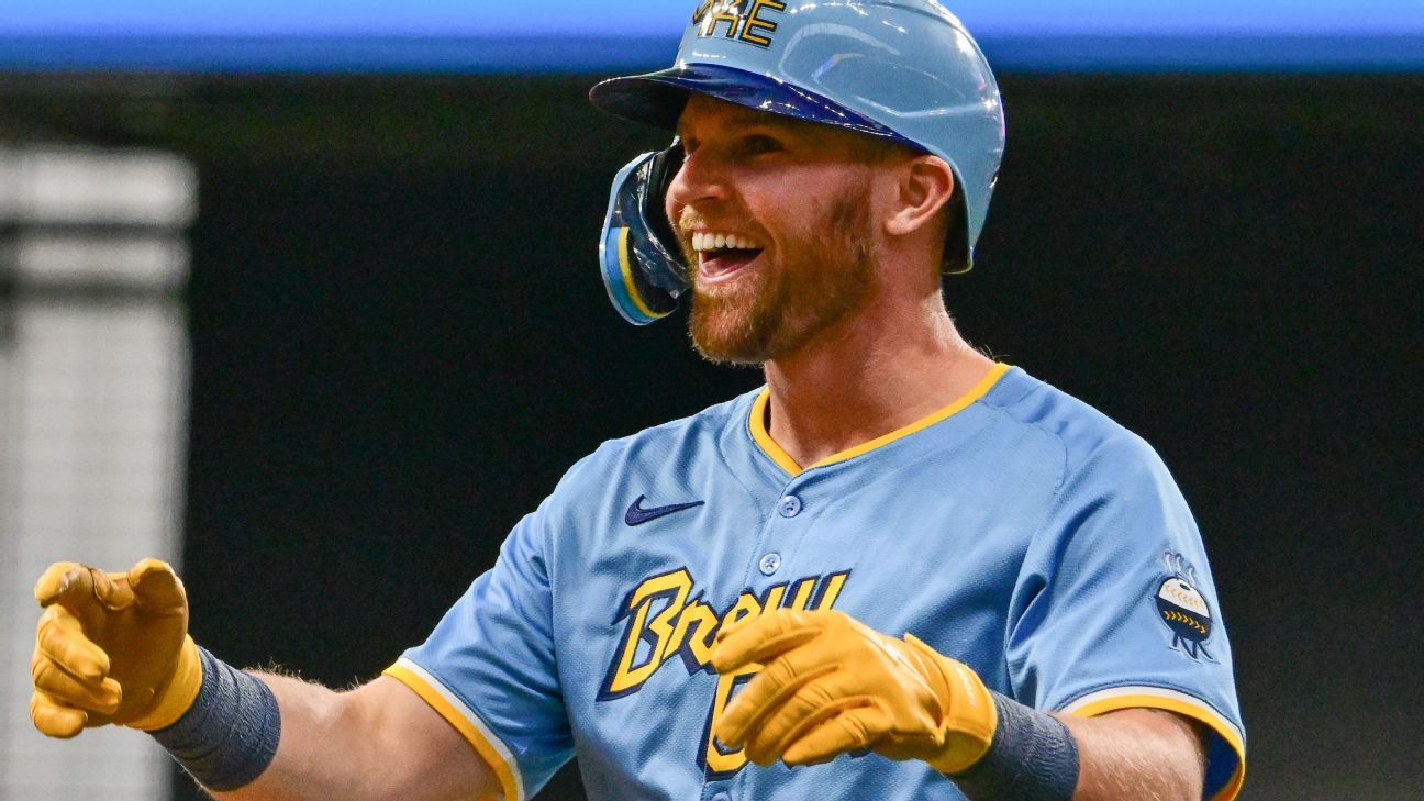 Jake Bauers secures minor league deal with Milwaukee Brewers - ESPN