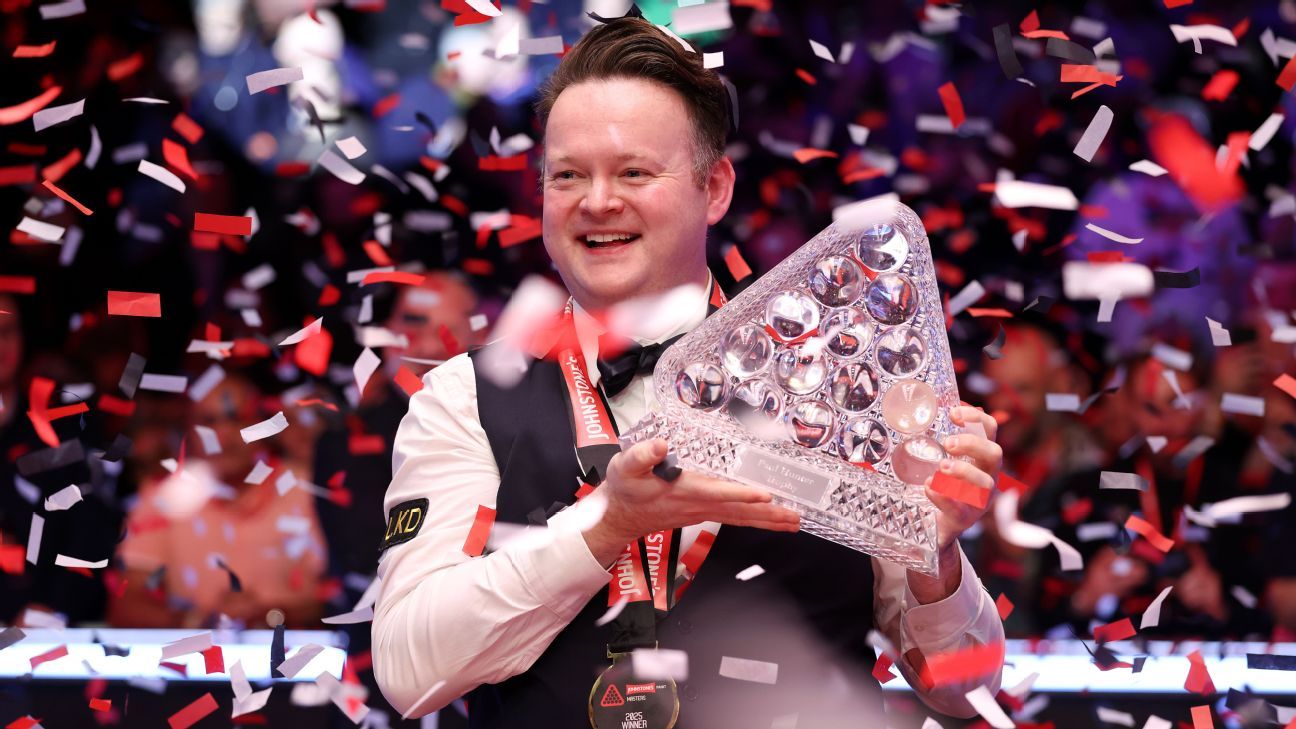 Masters snooker final: Shaun Murphy beats valiant Kyren Wilson - ESPN