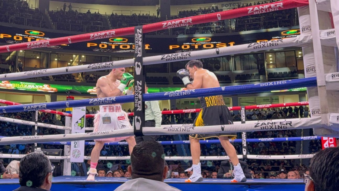 Misael Rodríguez venció por decisión unánime a Omar Chávez - ESPN