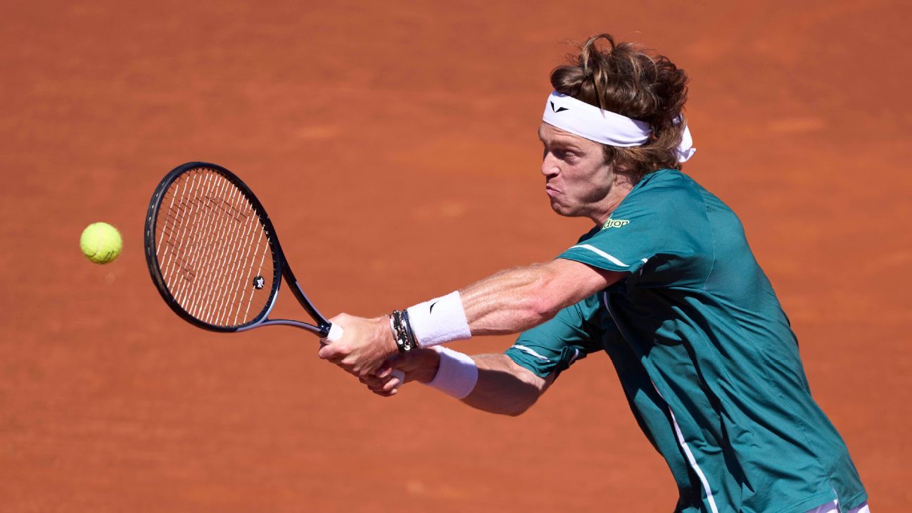Rublev, tercer Top Ten que confirma su presencia en Barcelona - ESPN