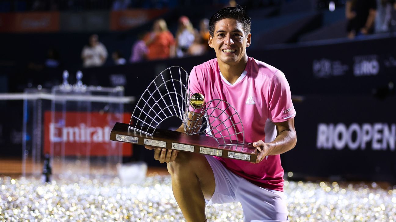 Así quedó el ranking mundial ATP tras el bicampeonato de Sebastián Báez en el Río Open - ESPN