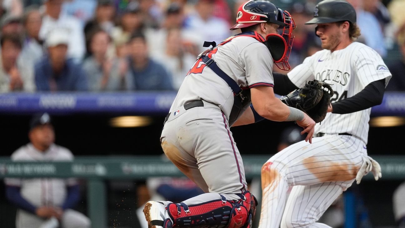 Braves: catcher Sean Murphy, fuera de 4 a 6 semanas - ESPN
