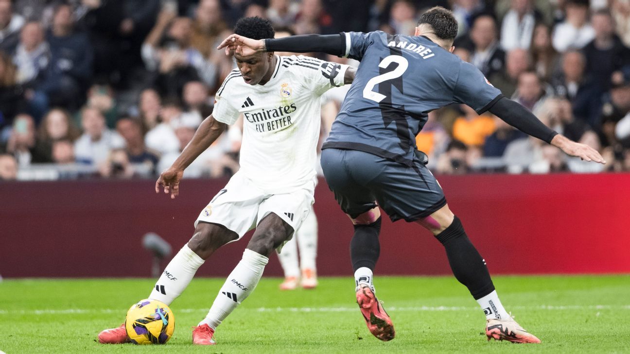 At breakneck speed, Vinicius serves reminder of his frightening ability ...