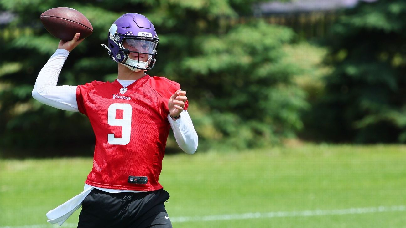 Vikings no han hecho titular a J.J. McCarthy, dijo el quarterback - ESPN