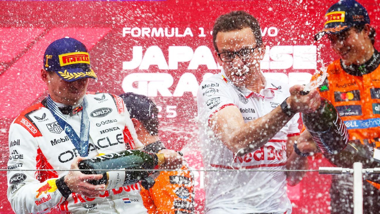 ¿Horner explica por qué Hugh Bird recogió trofeo del GP de Japón? - ESPN