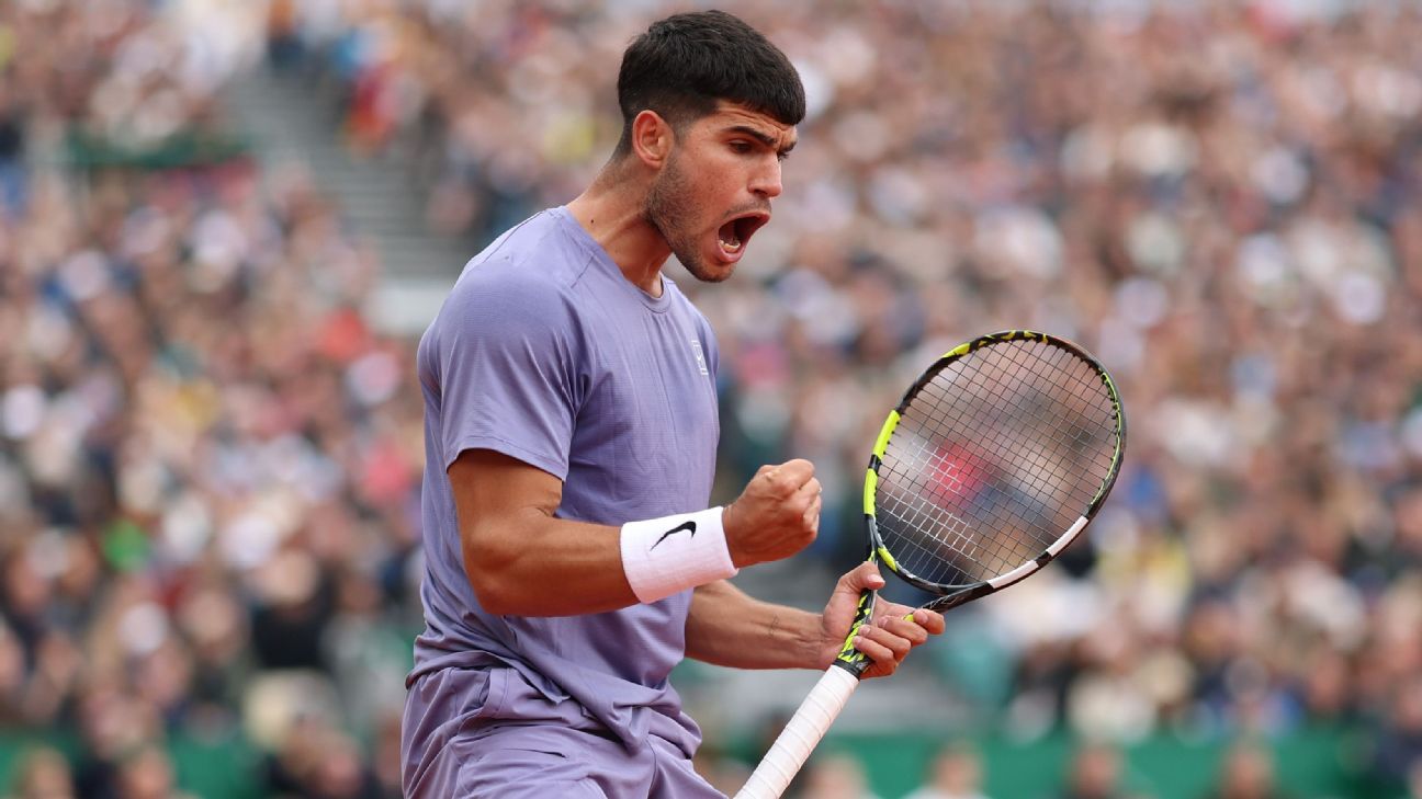 Alcaraz leva 'susto', mas vira para cima de argentino e estreia com ...