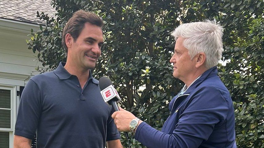 El Roger Federer ciudadano del mundo aterrizó en Augusta - ESPN