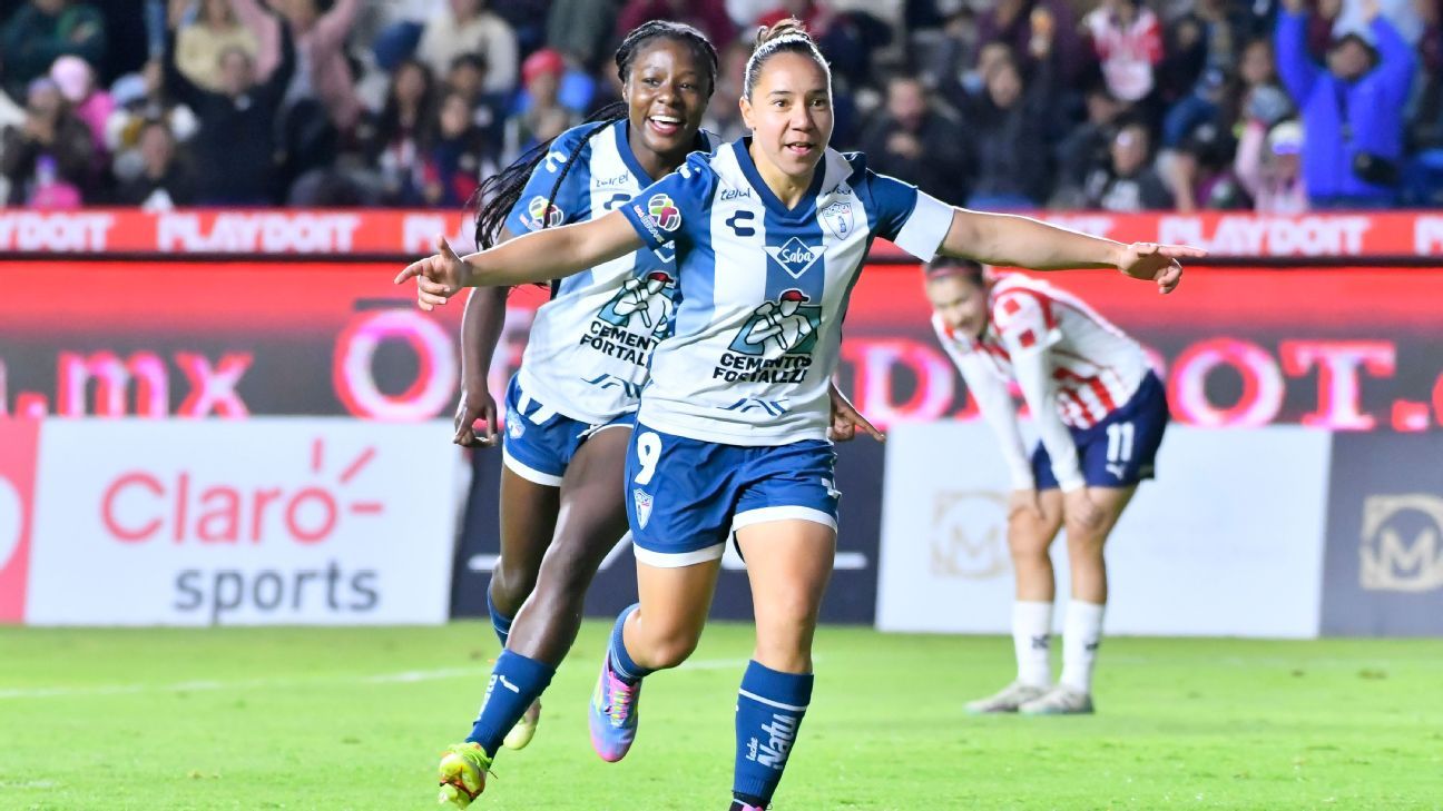 Charlyn Corral impuso nuevo récord de goles en Liga MX Femenil - ESPN