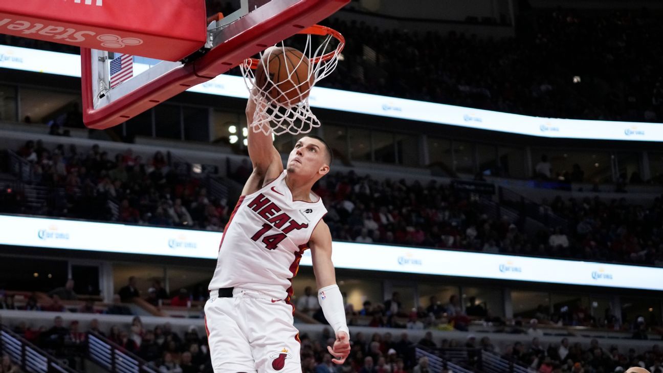Heat-held Herro geeft Miami hoop op play-offticket, Thompson helpt ...