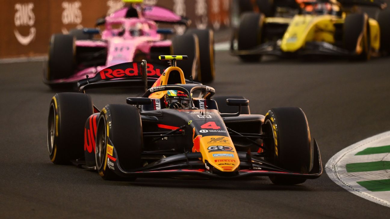 F2: Arvid Lindblad ganó en Arabia Saudita y suma boletos en Red Bull - ESPN