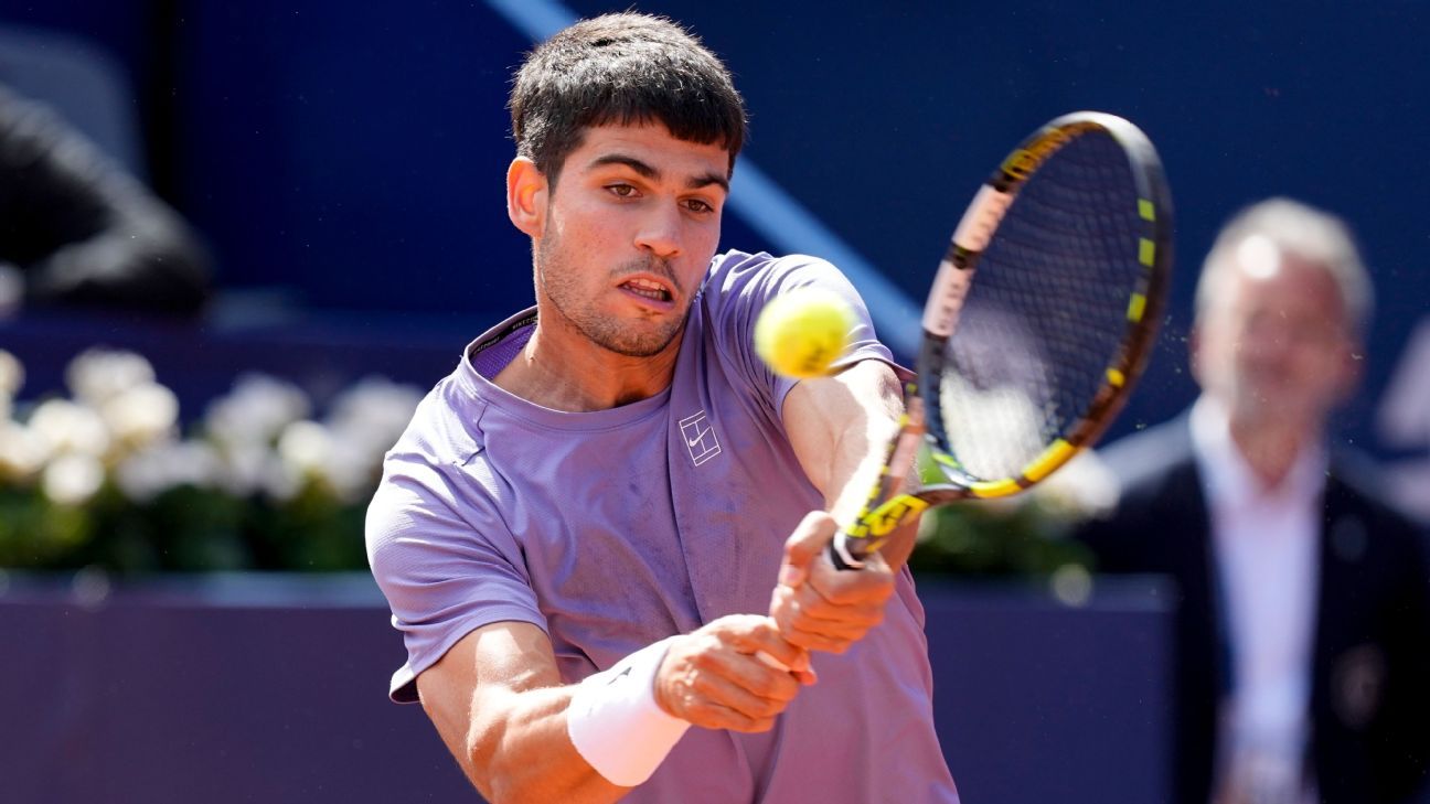 Carlos Alcaraz vs. Holger Rune, horario y cómo ver en vivo la final del Barcelona Open - ESPN