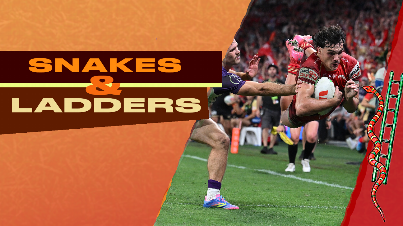 NRL Snakes and Ladders: Phins up as Sharks and Raiders rise - ESPN