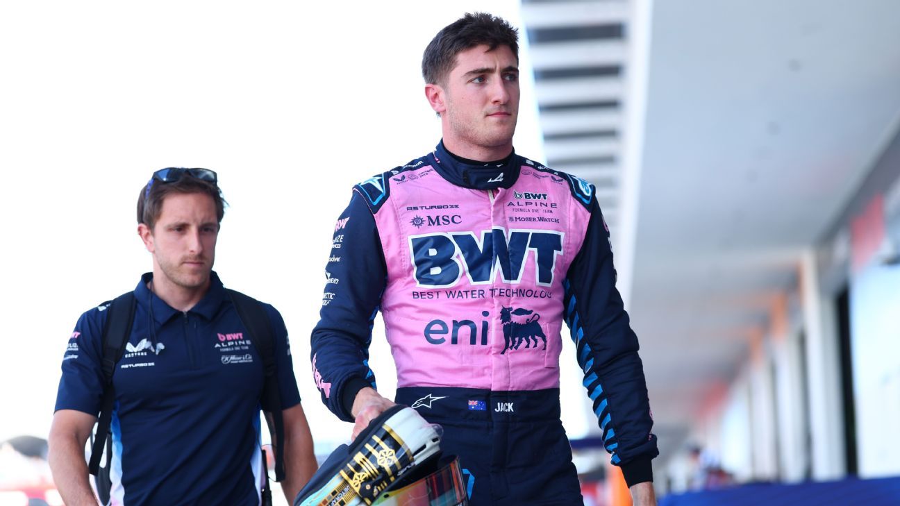 F1: Jack Doohan explotó contra Alpine - ESPN