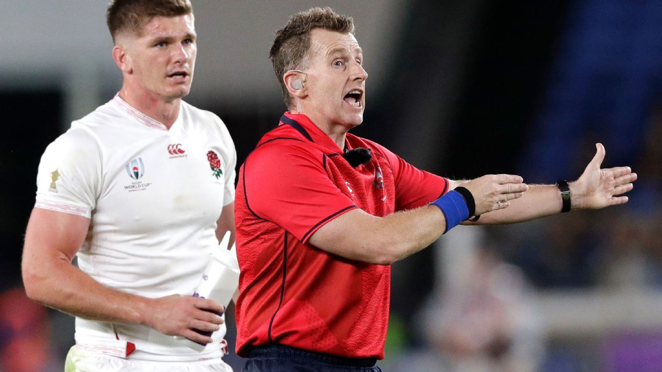 El reclamo de Nigel Owens a World Rugby por el uso excesivo del TMO - ESPN