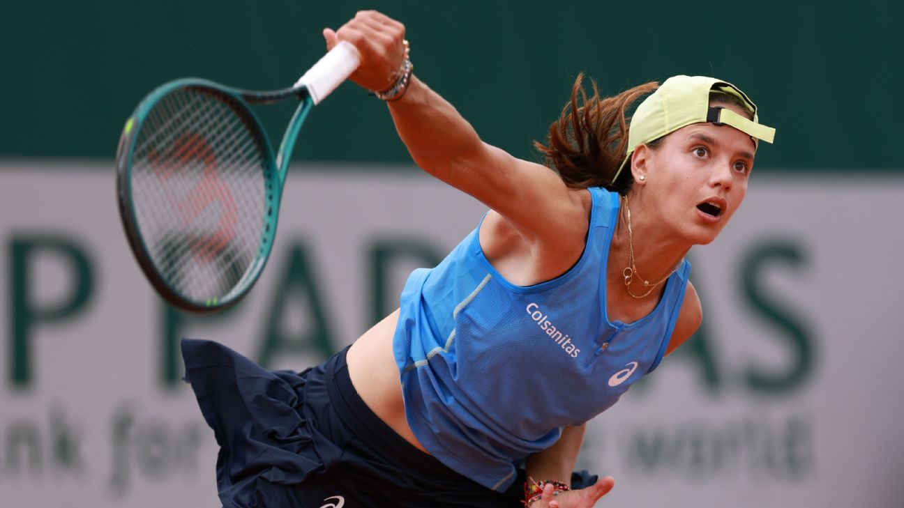Emiliana Arango debutó con victoria en Roland Garros e hizo historia ...