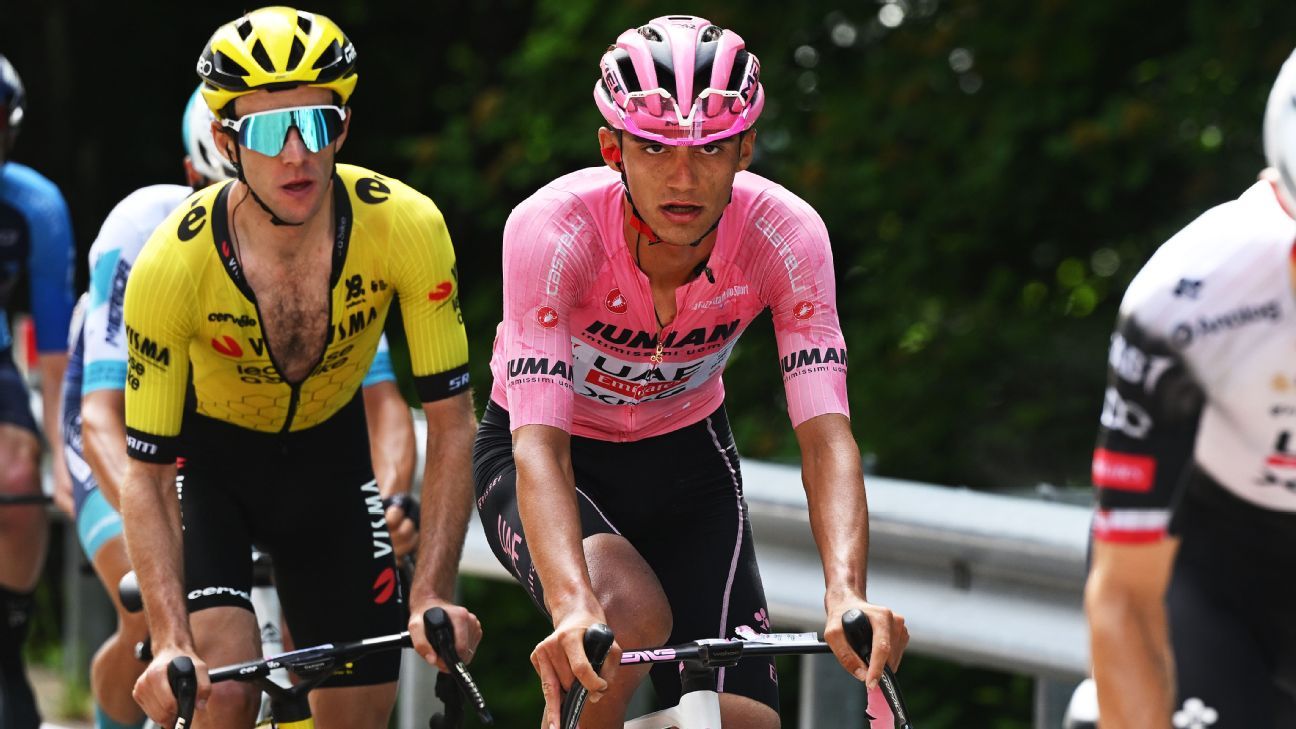 Giro: Del Toro mantiene la maglia rosa ante presión de Carapaz - ESPN