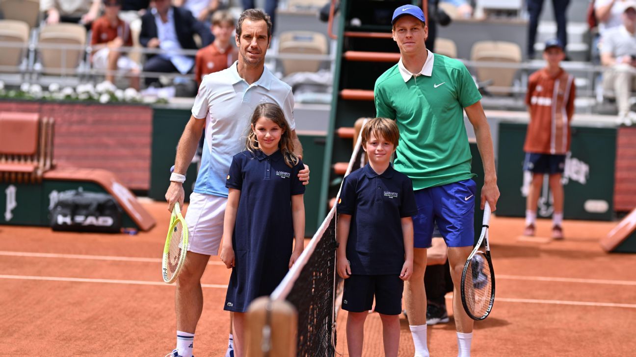 Jannik Sinner le hizo una despedida de lujo a la carrera de Richard ...