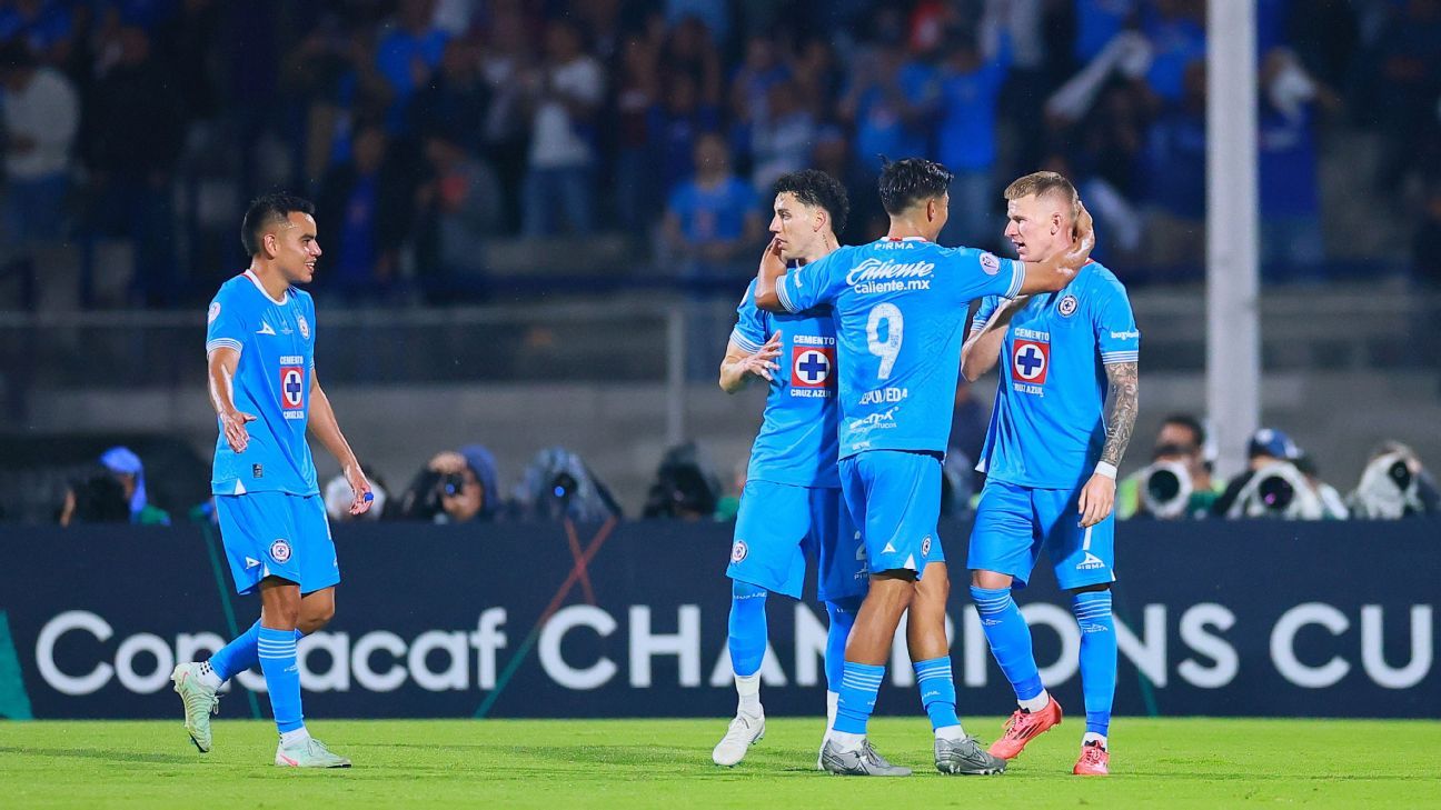 Cruz Azul aplastó por 5-0 a Vancouver Whitecaps y ganó la CONCACAF ...