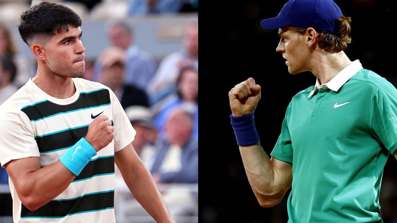 ¡EN VIVO! Los mejores momentos de Jannik Sinner vs. Carlos Alcaraz en ...