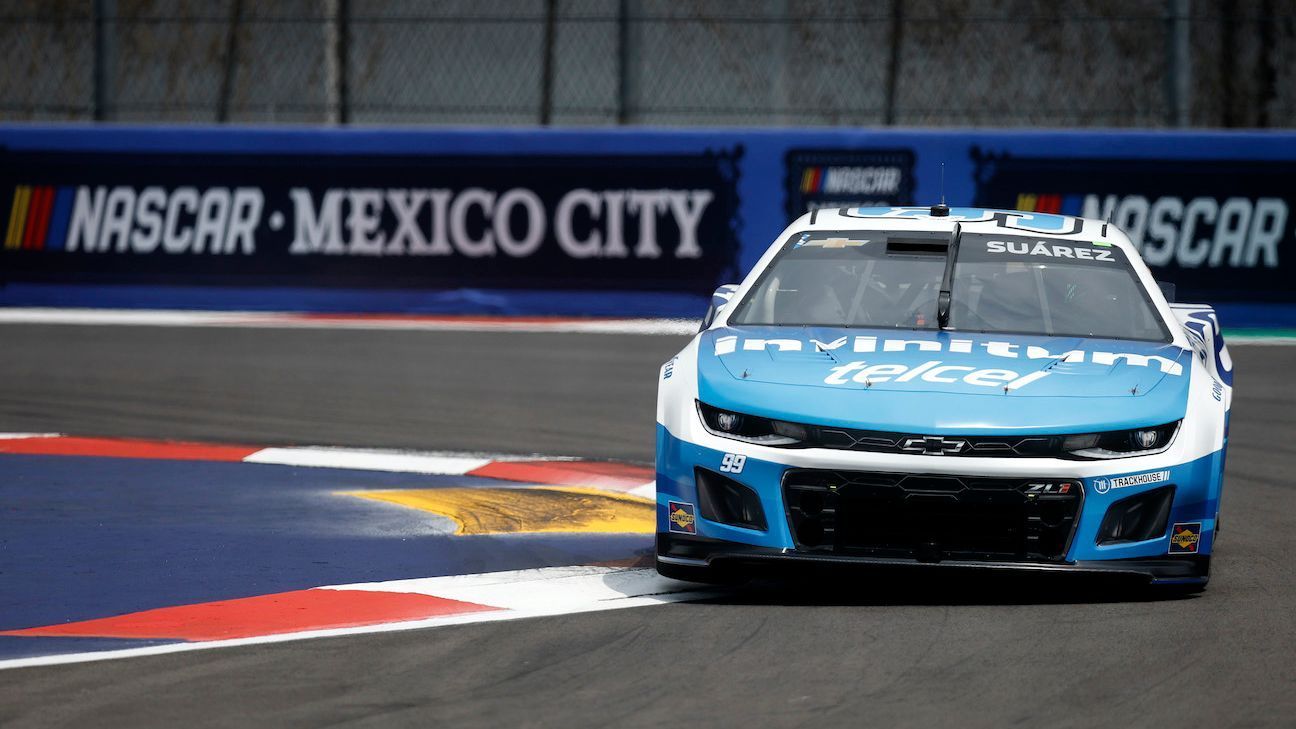 Dani Suárez se ubicó 12 en Práctica 1 de NASCAR Cup en CDMX - ESPN