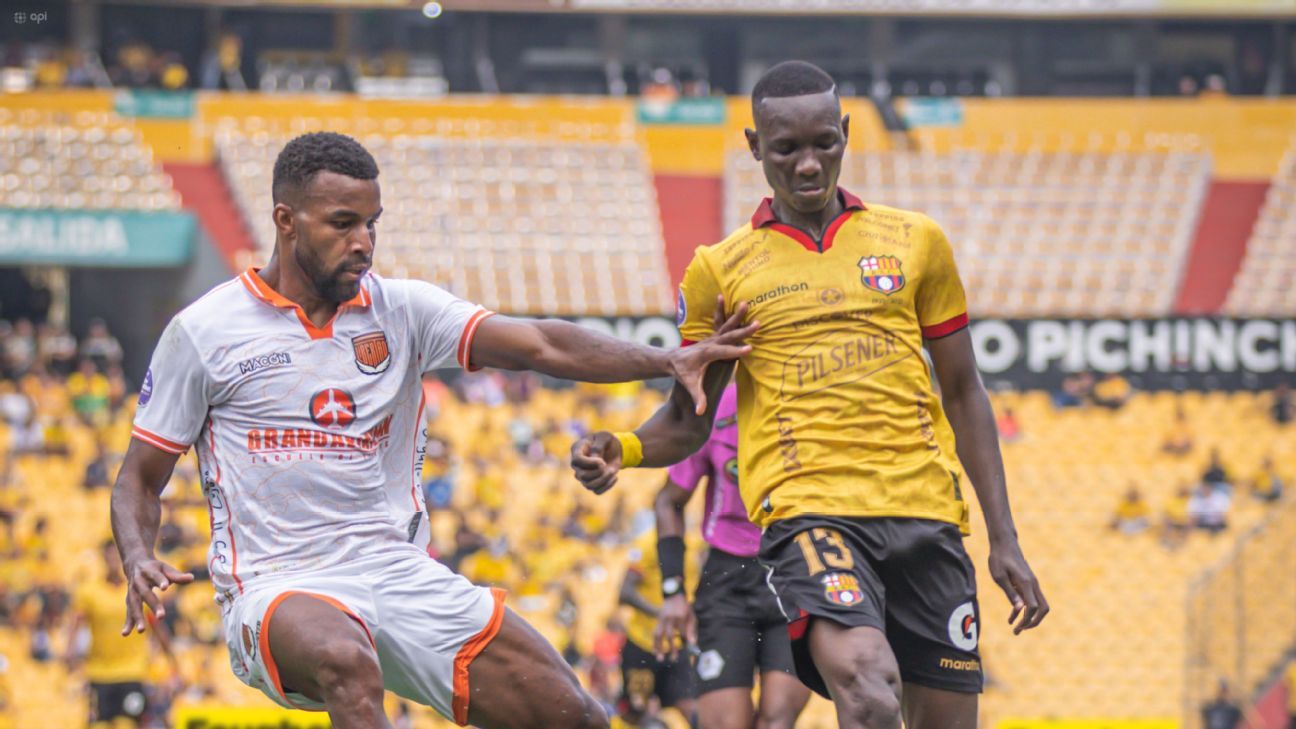 Barcelona SC sufrió un doloroso empate ante Libertad en el inicio de la era Rescalvo - ESPN