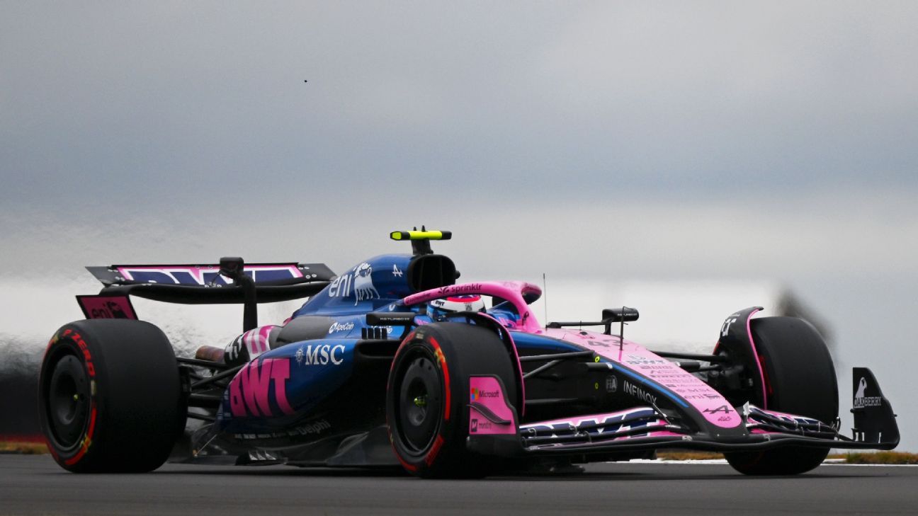 Franco Colapinto, el líder de un muy flojo Alpine en Silverstone - ESPN