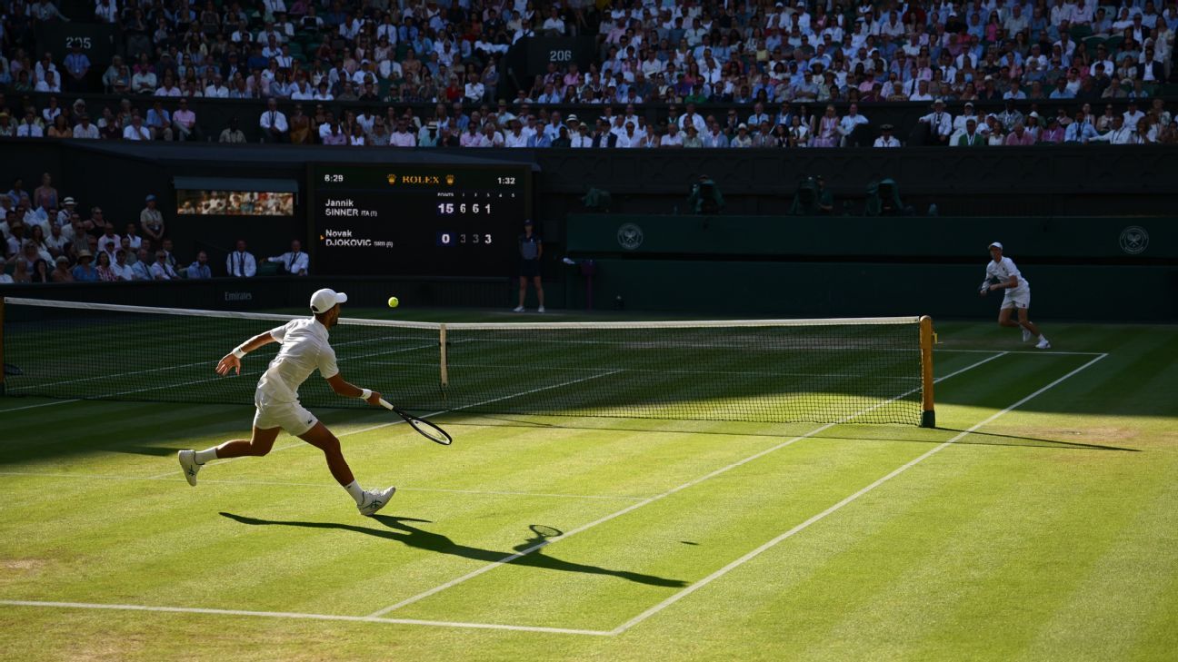 Así quedó el ranking mundial ATP tras el triunfo de Sinner ante Djokovic en semifinales de ...