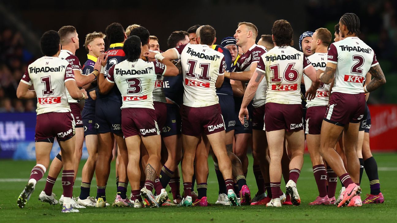Manly hold off late Storm surge to boost finals hopes - ESPN