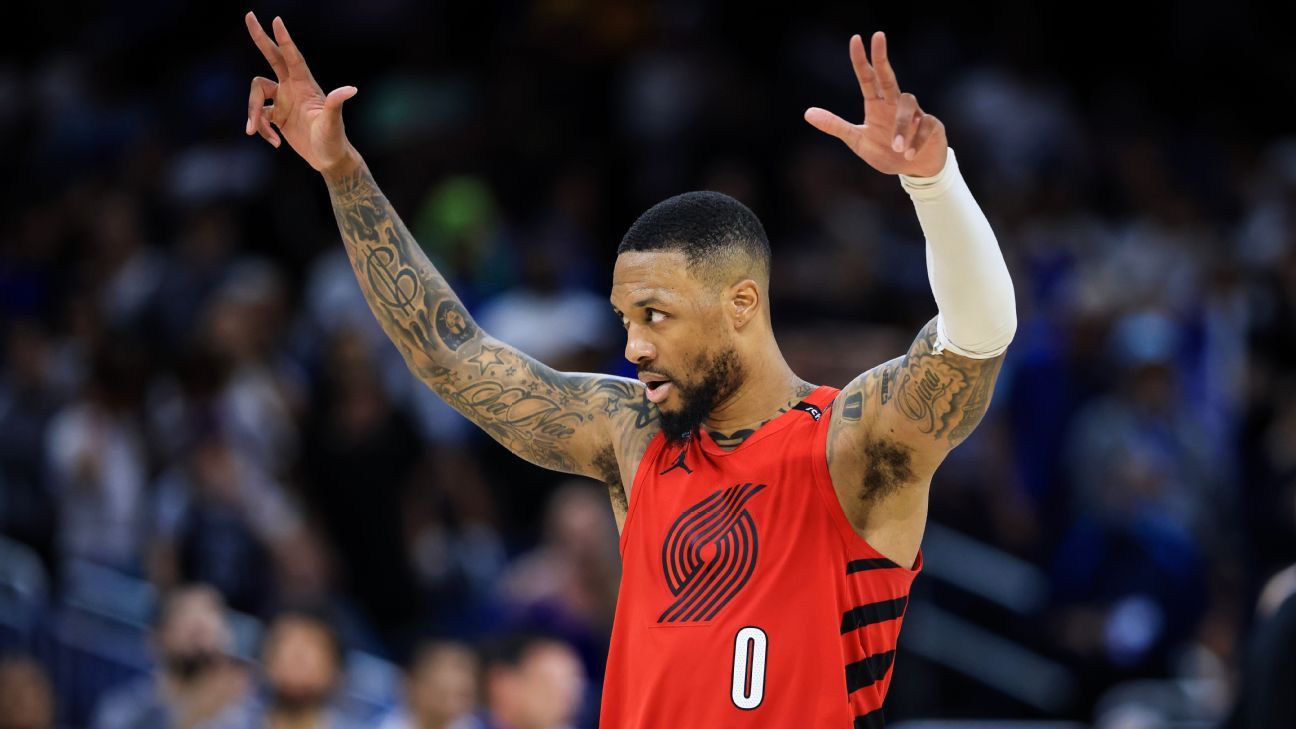 Nunca foi reserva: a estatística absurda da NBA liderada por Damian ...