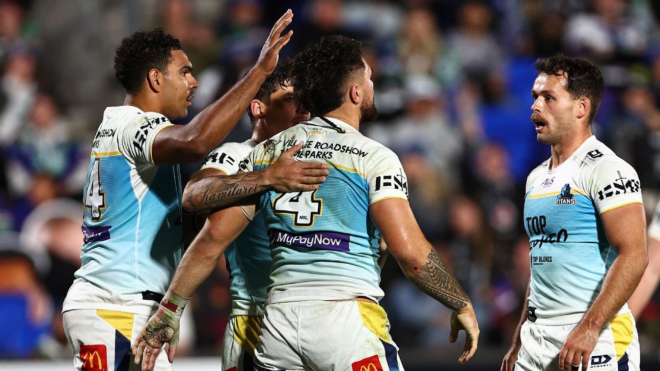 NRL Round 21 Titans stun Warriors to celebrate Hasler's 500th - ESPN