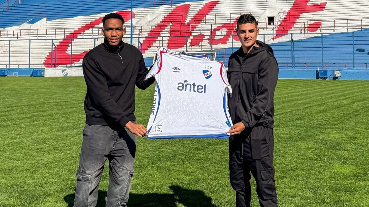 Los colombianos Hayen Palacios y Juan Pablo Patiño tuvieron su presentación oficial en Nacional ...